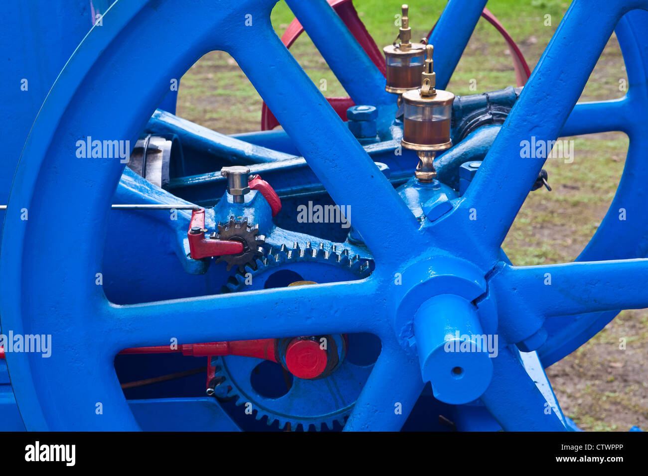 drive shaft and drive wheels of antique engine Stock Photo - Alamy