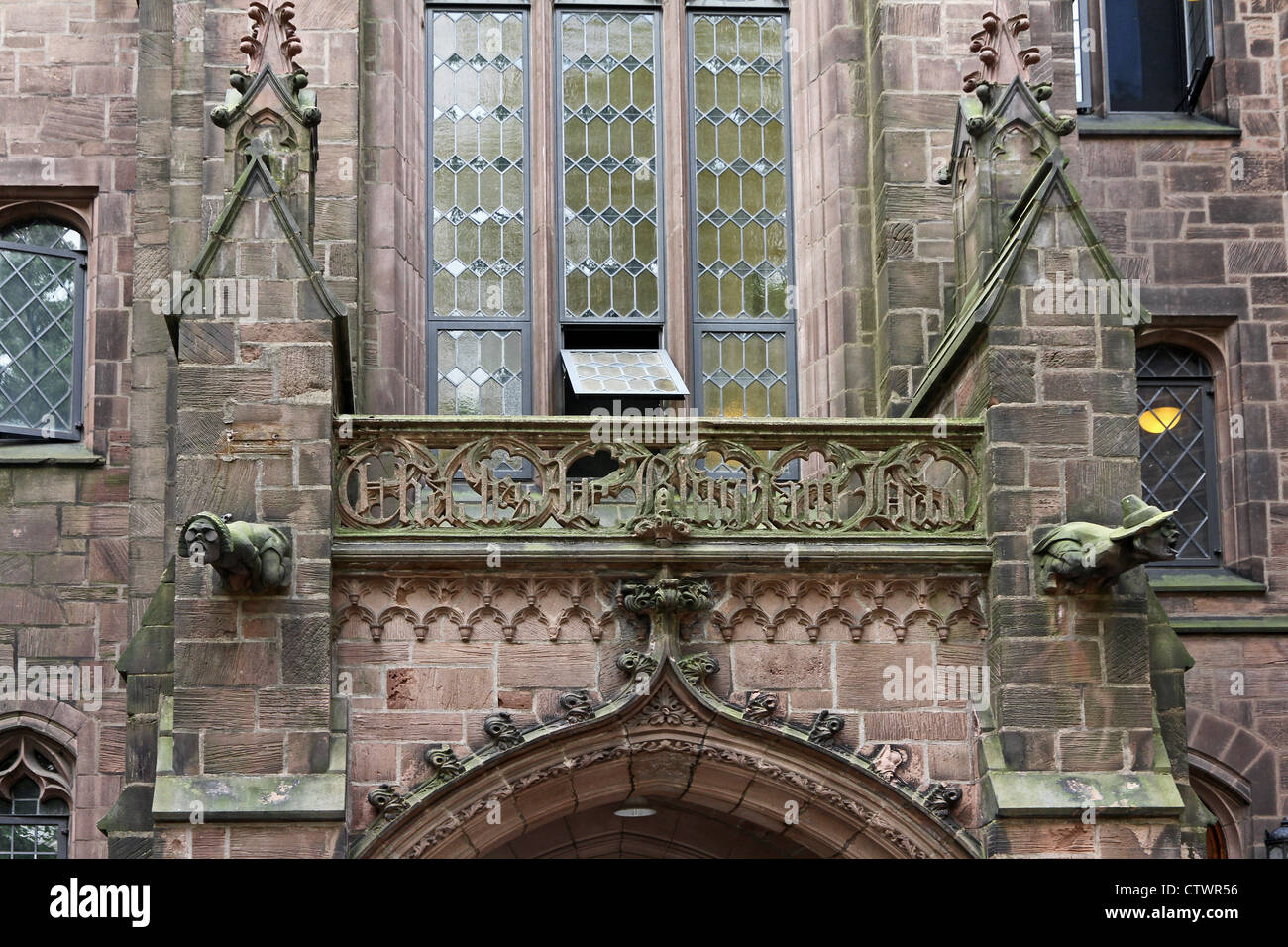 Yale University Campus Gothic stone building Stock Photo - Alamy
