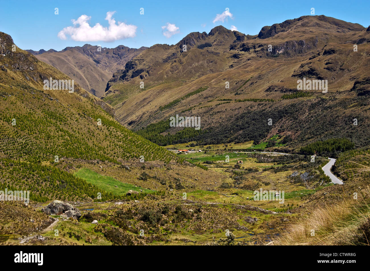 Beautiful landscape of Parque Cajas, Ecuador Stock Photo - Alamy
