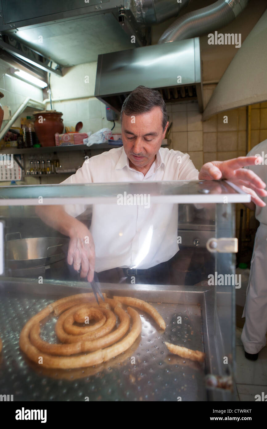 Traditional dessert spiral food Malaga Spain Stock Photo - Alamy