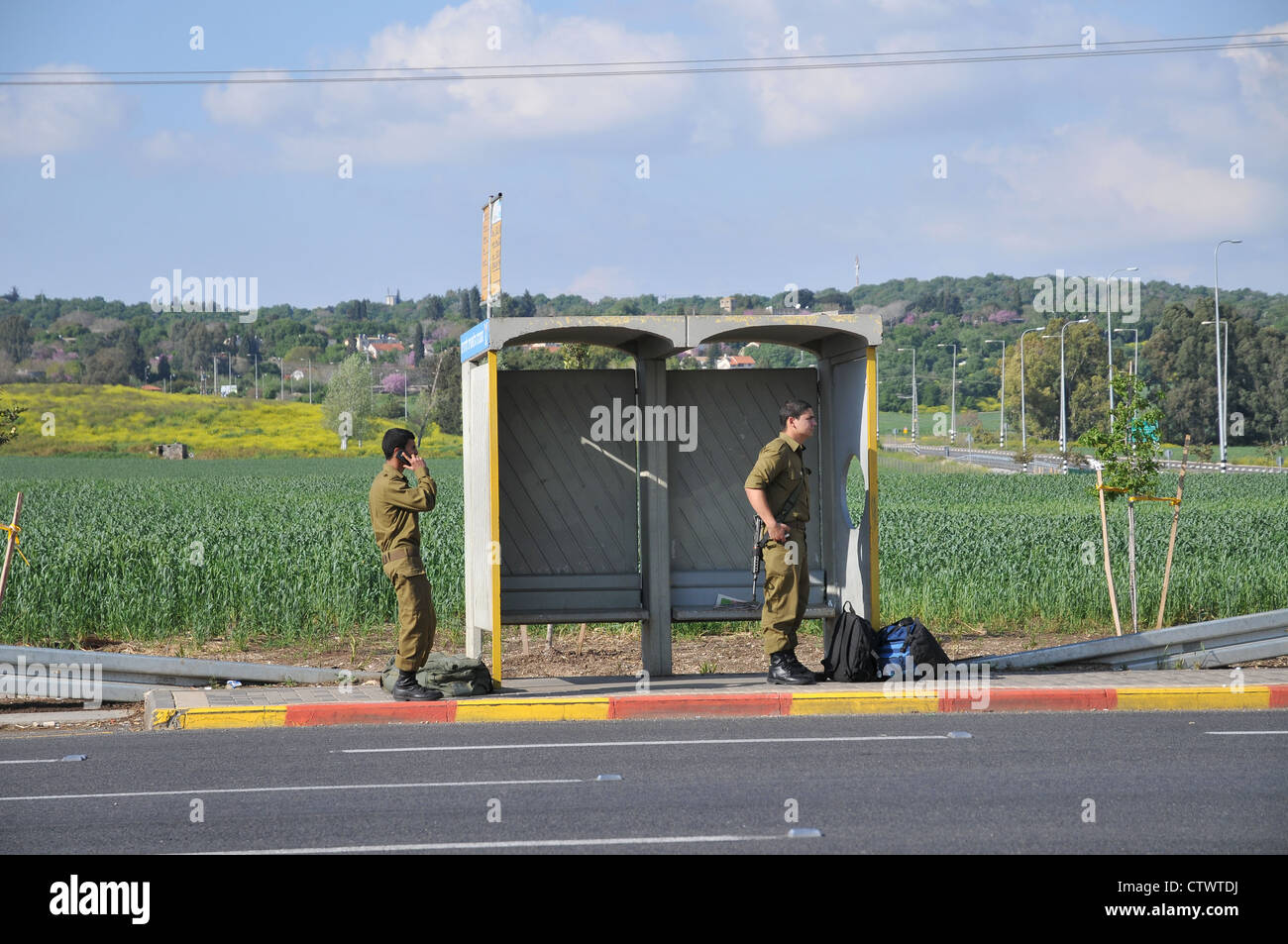 Israel soldier bus hi-res stock photography and images - Alamy