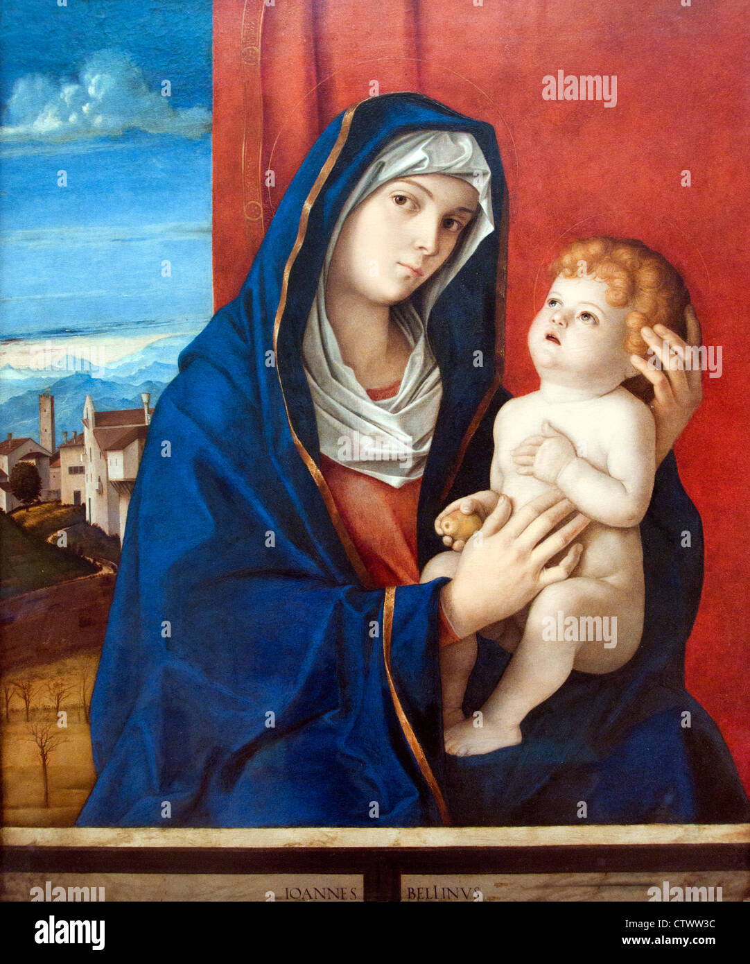 Bellini madonna and child with saints hi-res stock photography and ...