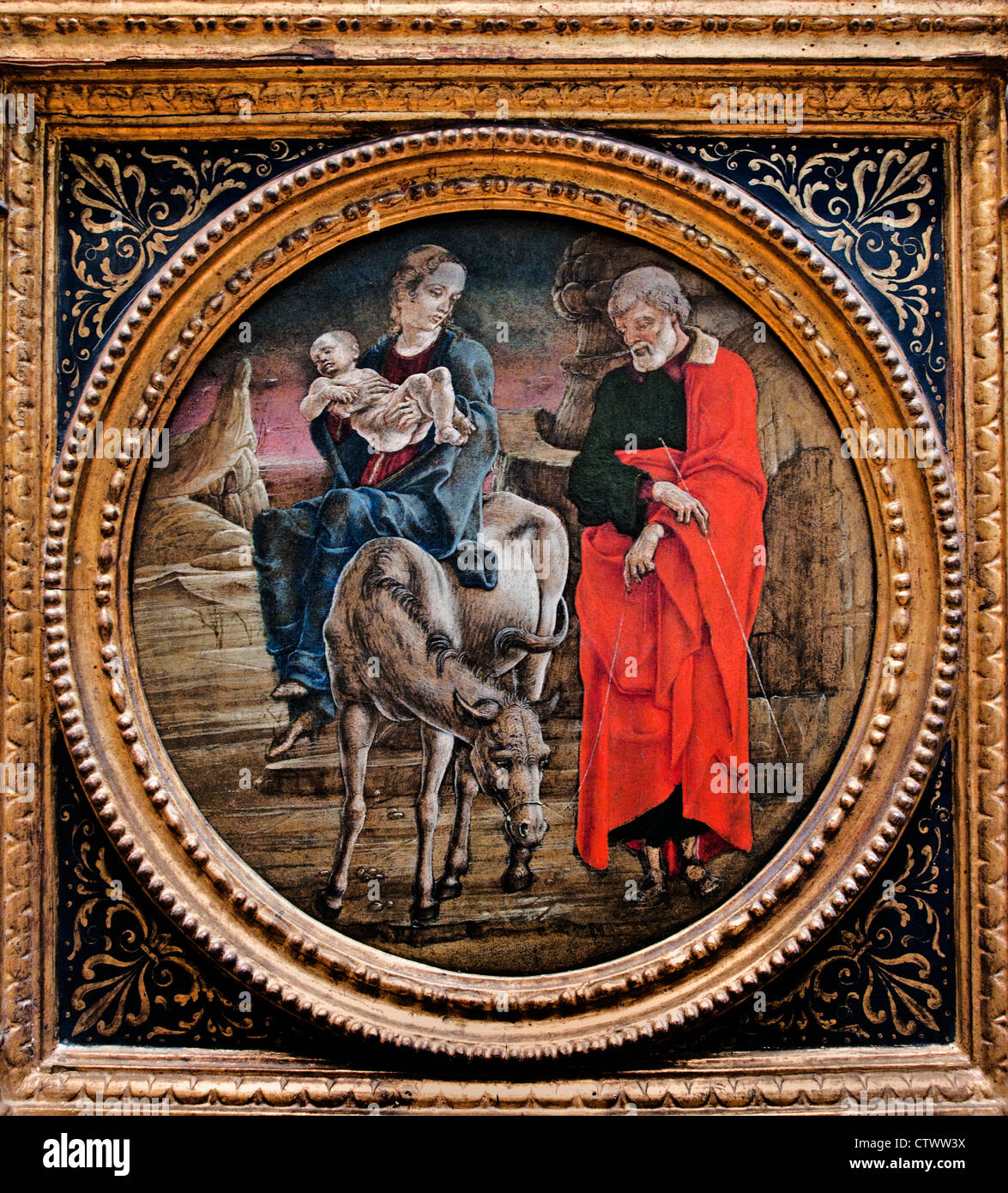 The Flight into Egypt 1457 Cosmê Tura, Il Cosmè, Cosimo Tura, Italian ...