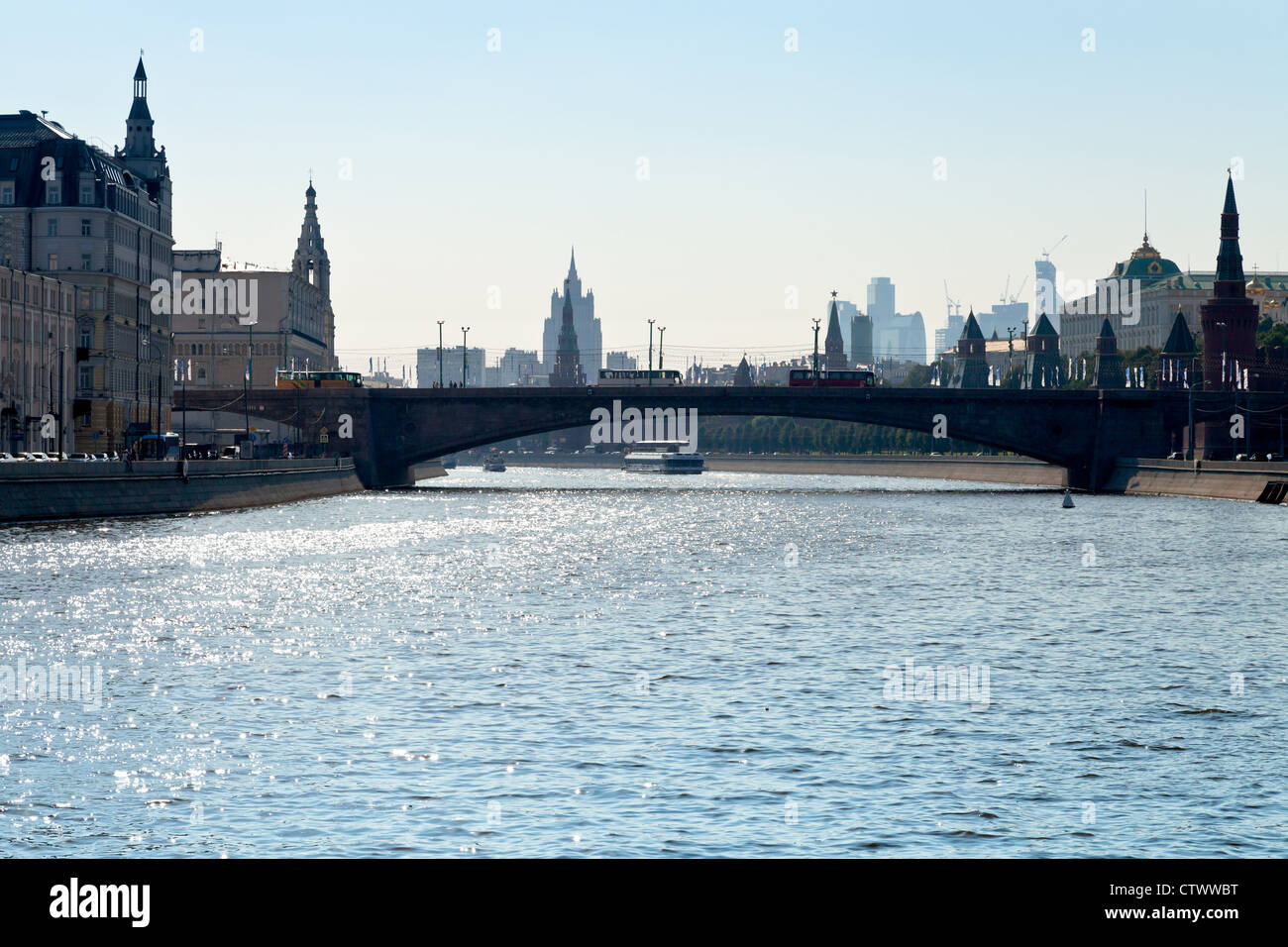 Moscow cityscape in summer afternoon Stock Photo - Alamy