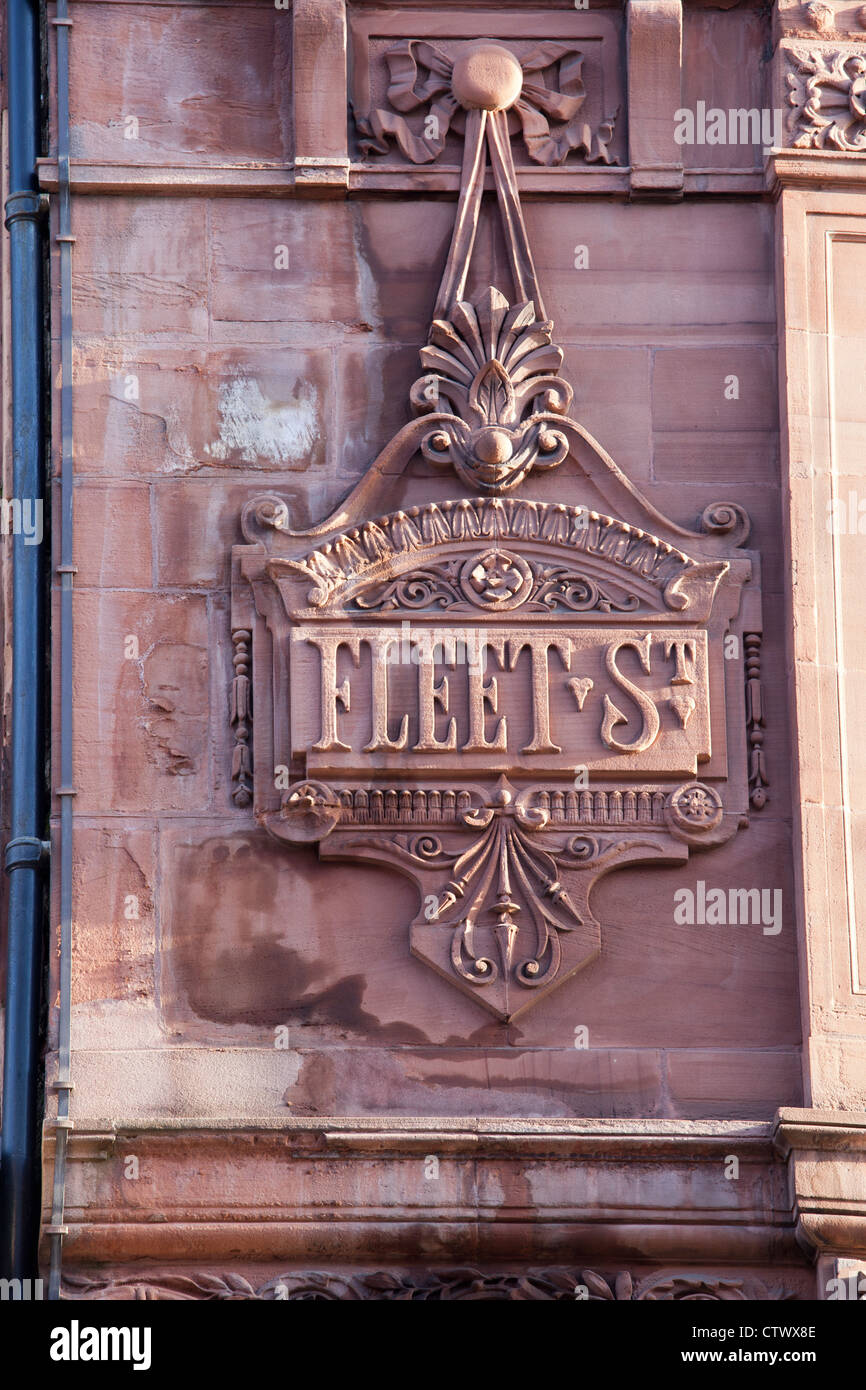 Fleet street sign hi-res stock photography and images - Alamy