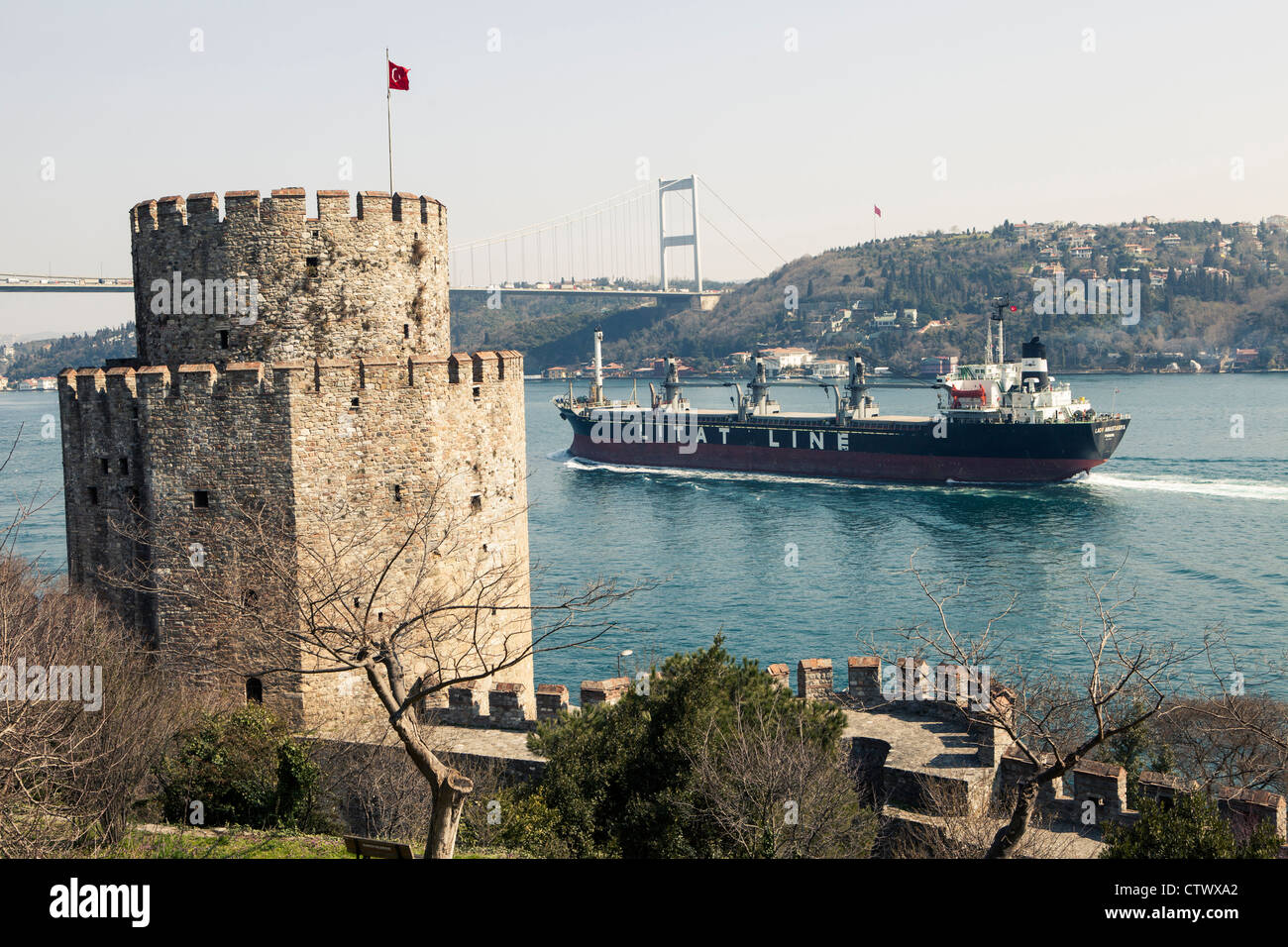 Rumeli Rumelihisar fortress castle Istanbul Turkey Stock Photo - Alamy