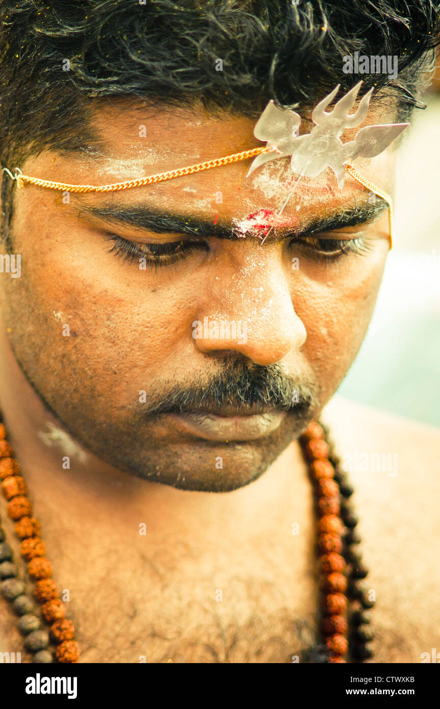 Tamil male face hi-res stock photography and images - Alamy