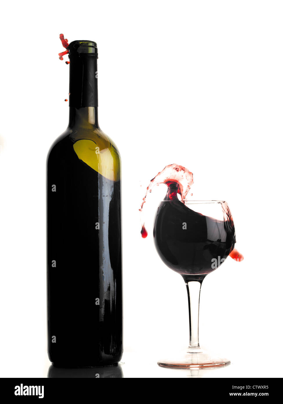 Wine flask Cut Out Stock Images & Pictures - Alamy