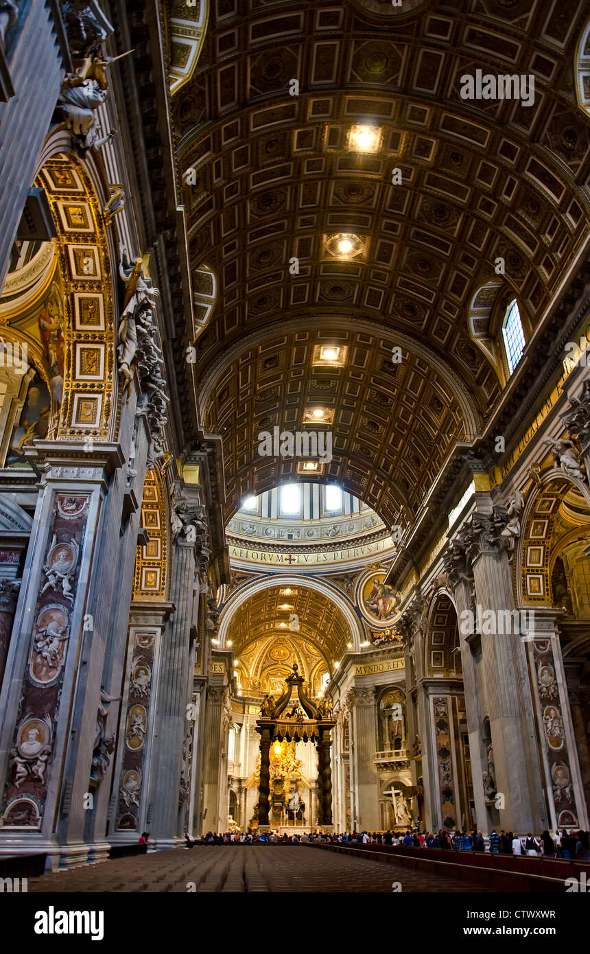 Saint Peter Cathedral in Vatican Stock Photo - Alamy