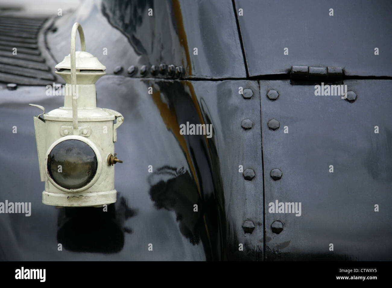 Steam locomotive oil lamp hi-res stock photography and images - Alamy