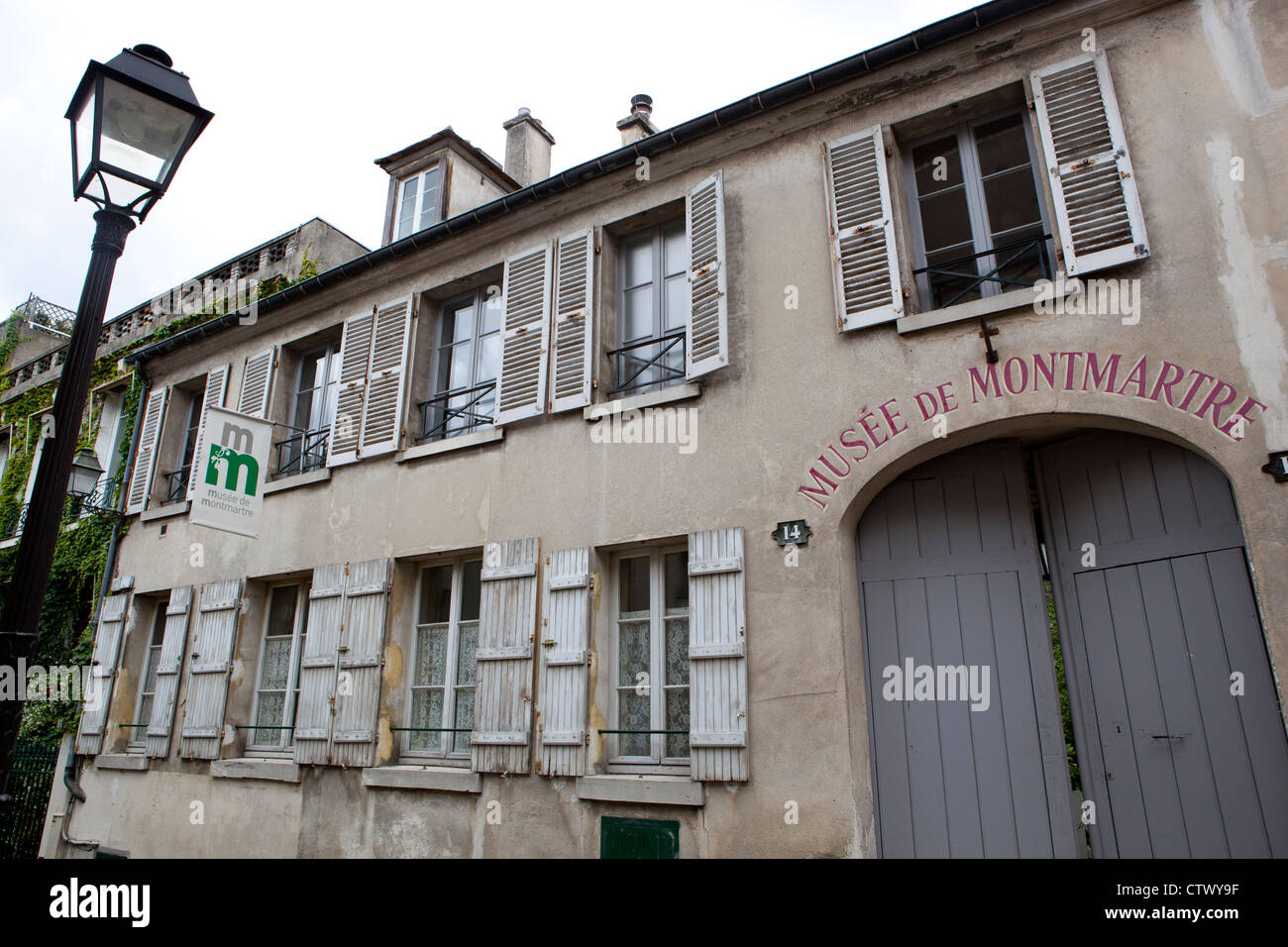 The Museum in Montmartre, Paris France Stock Photo - Alamy