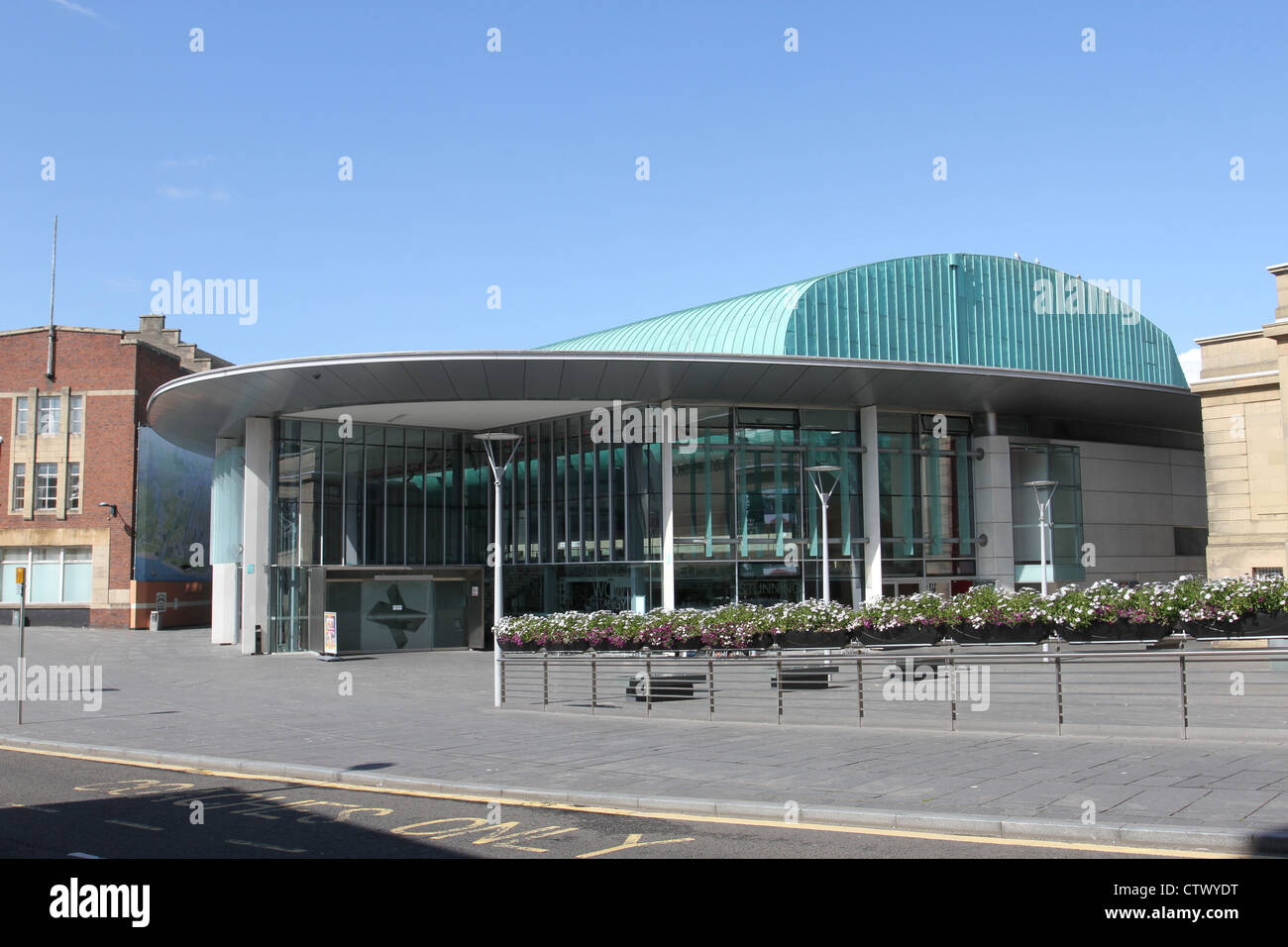 exterior of Perth Concert hall Scotland August 2012 Stock Photo - Alamy