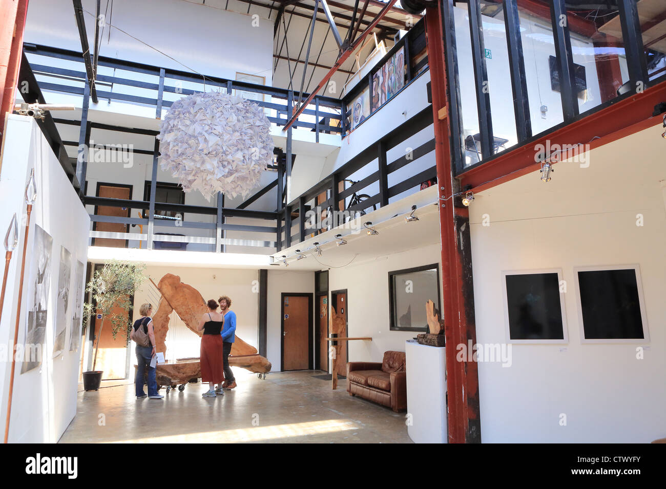 The trendy art gallery in the Stour Space, on Roach Road, in Hackney ...