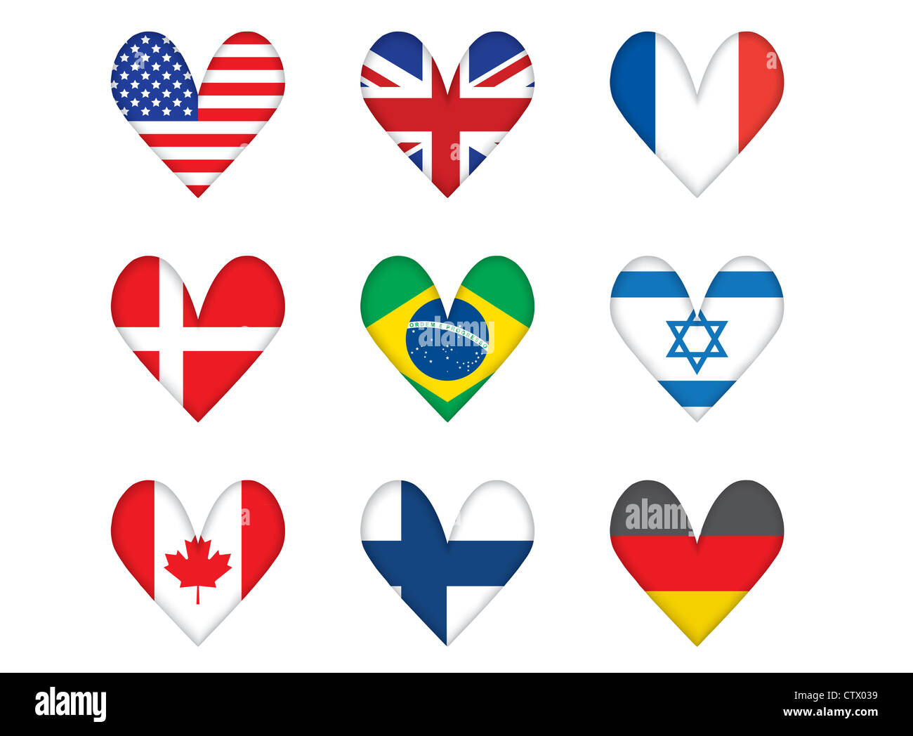 Union jack heart hi-res stock photography and images - Alamy