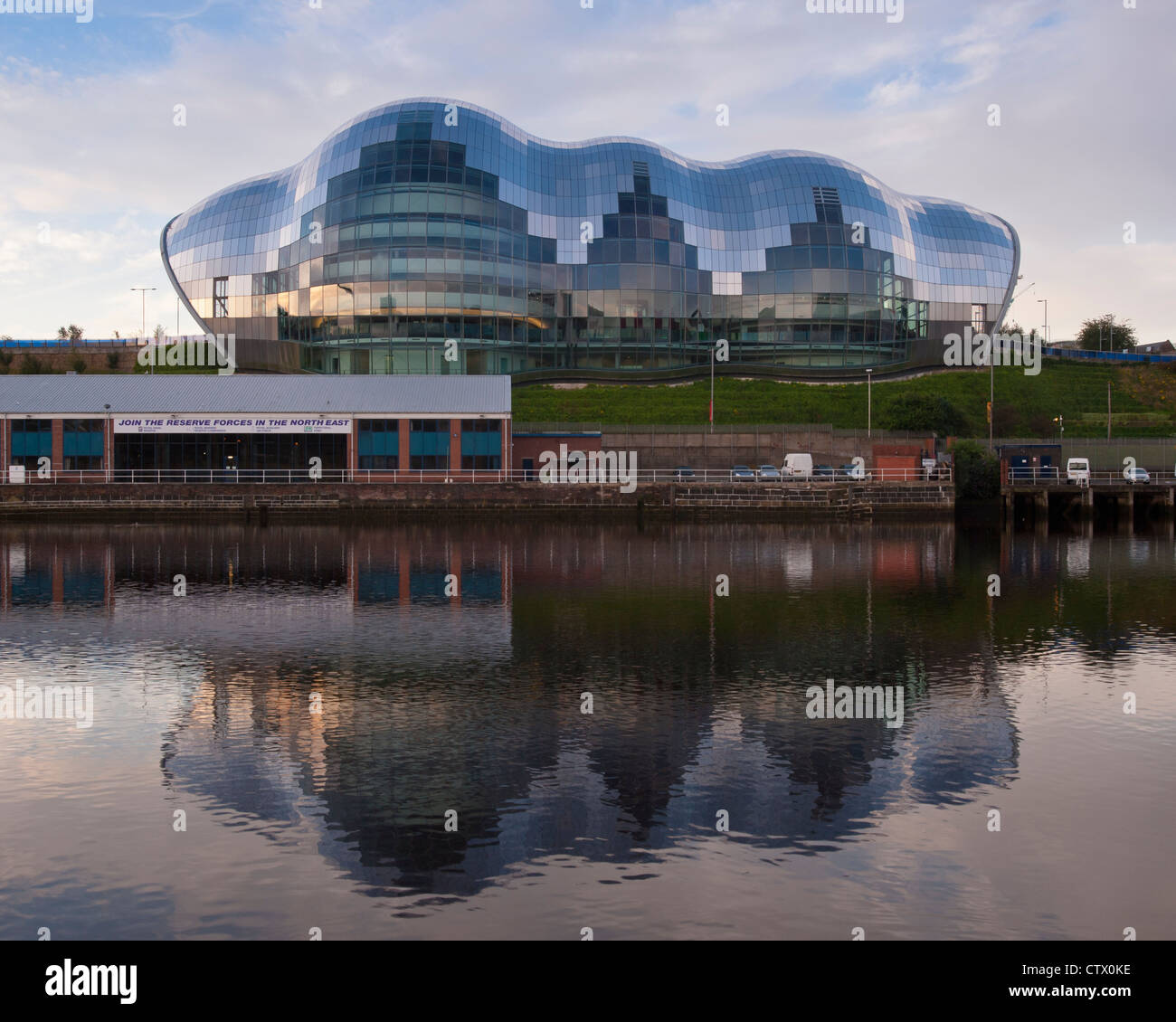 NEWCASTLE, UK - AUGUST 02, 2012: The Sage Building on the River Tyne ...