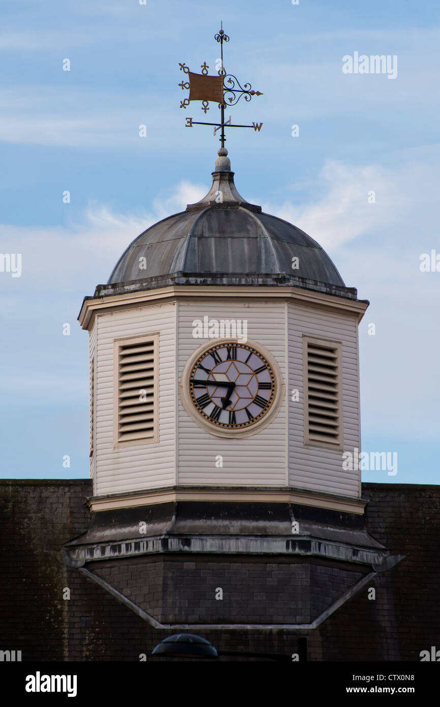 NEWCASTLE, UK - AUGUST 02, 2012: The Clock Tower on the Guildhall Stock ...