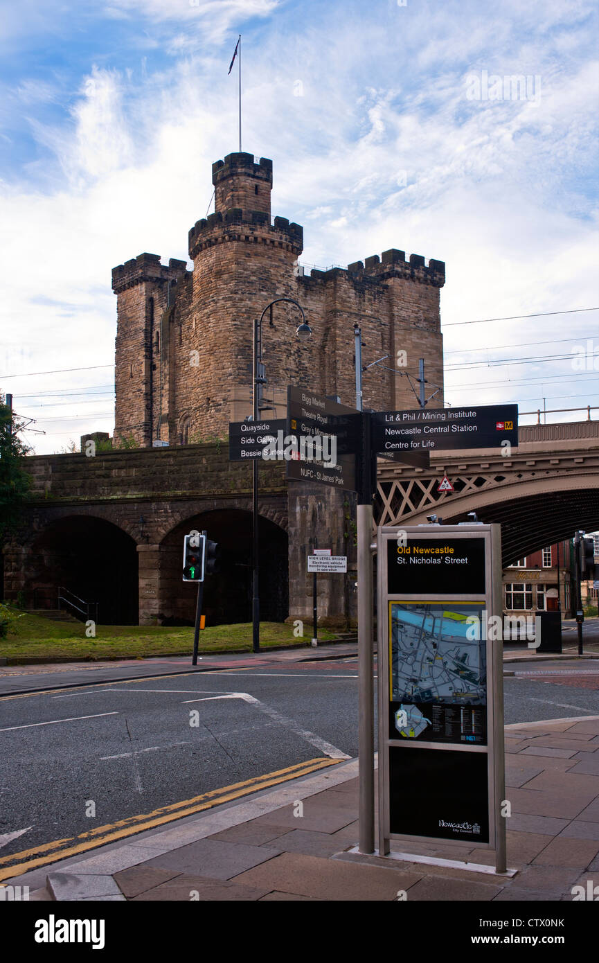 Newcastle map hi-res stock photography and images - Alamy