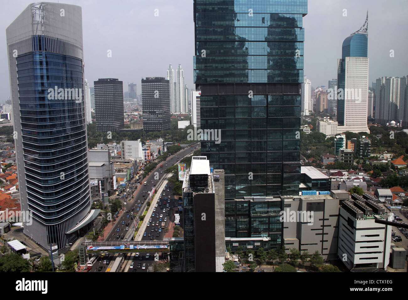Jakarta's high rise buildings Stock Photo - Alamy