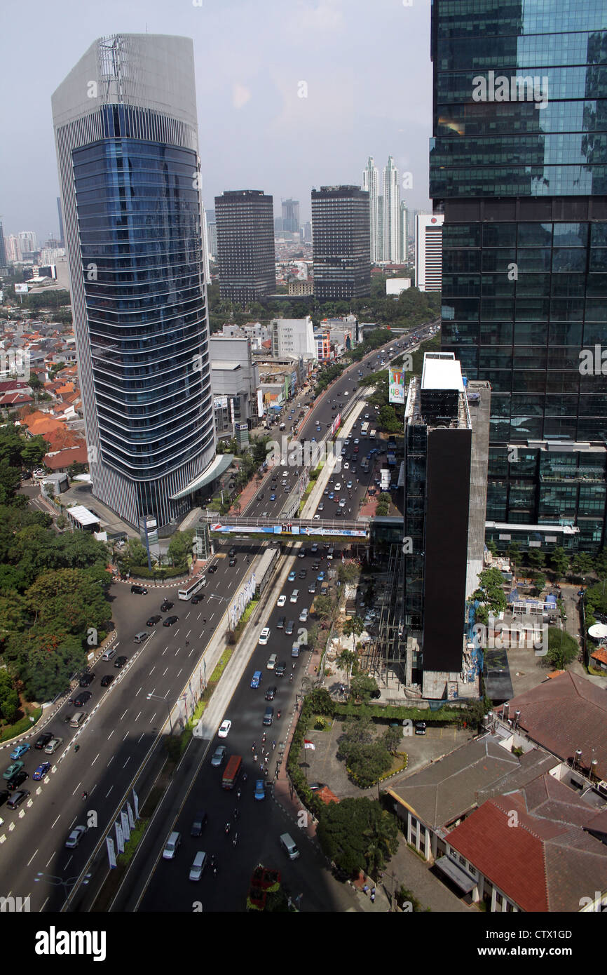 Jakarta's high rise buildings Stock Photo - Alamy