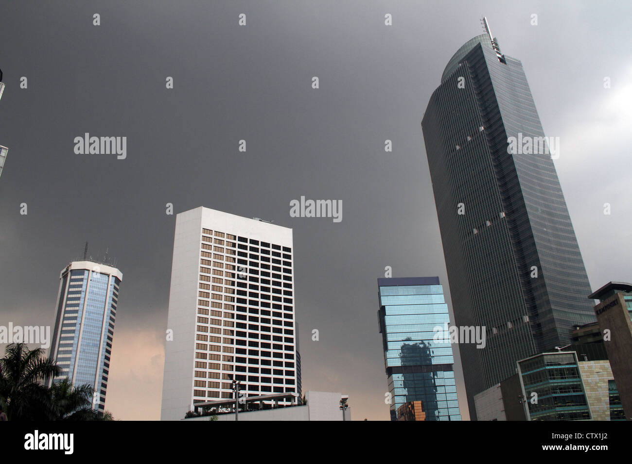 Jakarta's high rise buildings Stock Photo - Alamy