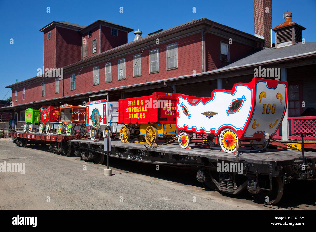 Circus train, usa hi-res stock photography and images - Alamy