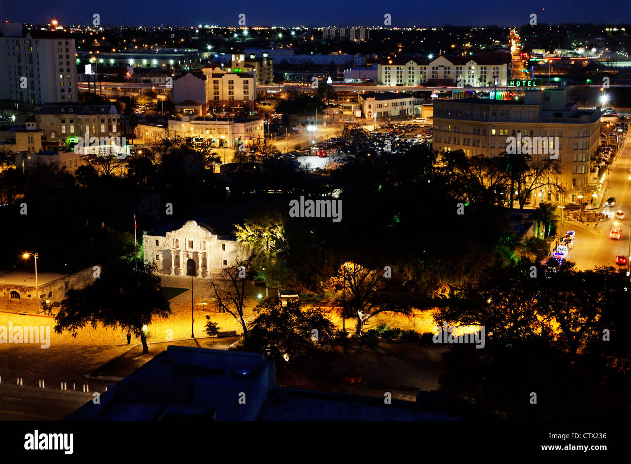 Alamo At Night High Resolution Stock Photography and Images - Alamy