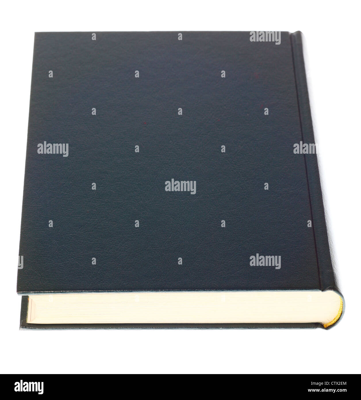 Closed book isolated on White Stock Photo - Alamy