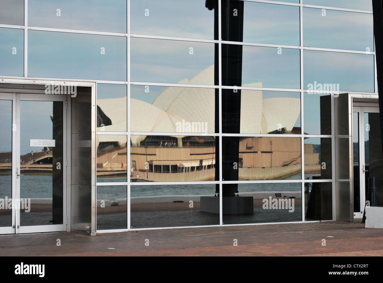 Sydney Opera House reflected in window, NSW Australia Stock Photo - Alamy