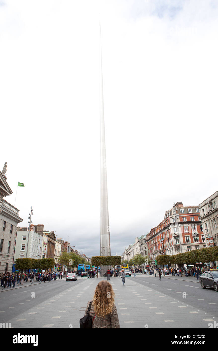 Spire of Dublin millennium monument Dublin Ireland Stock Photo - Alamy