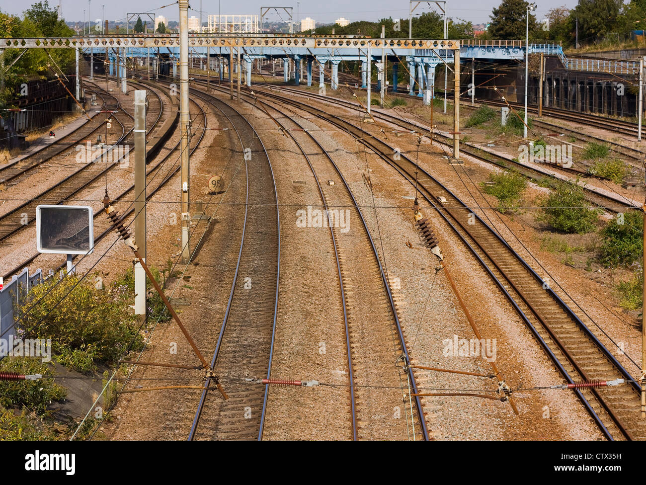 Tracks lines railways hi-res stock photography and images - Alamy