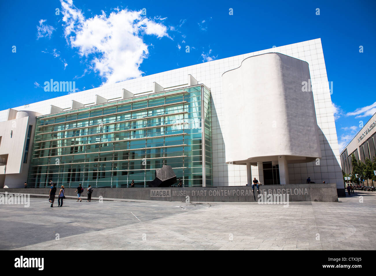 MACBA contemporary art Museum Barcelona Spain Stock Photo - Alamy
