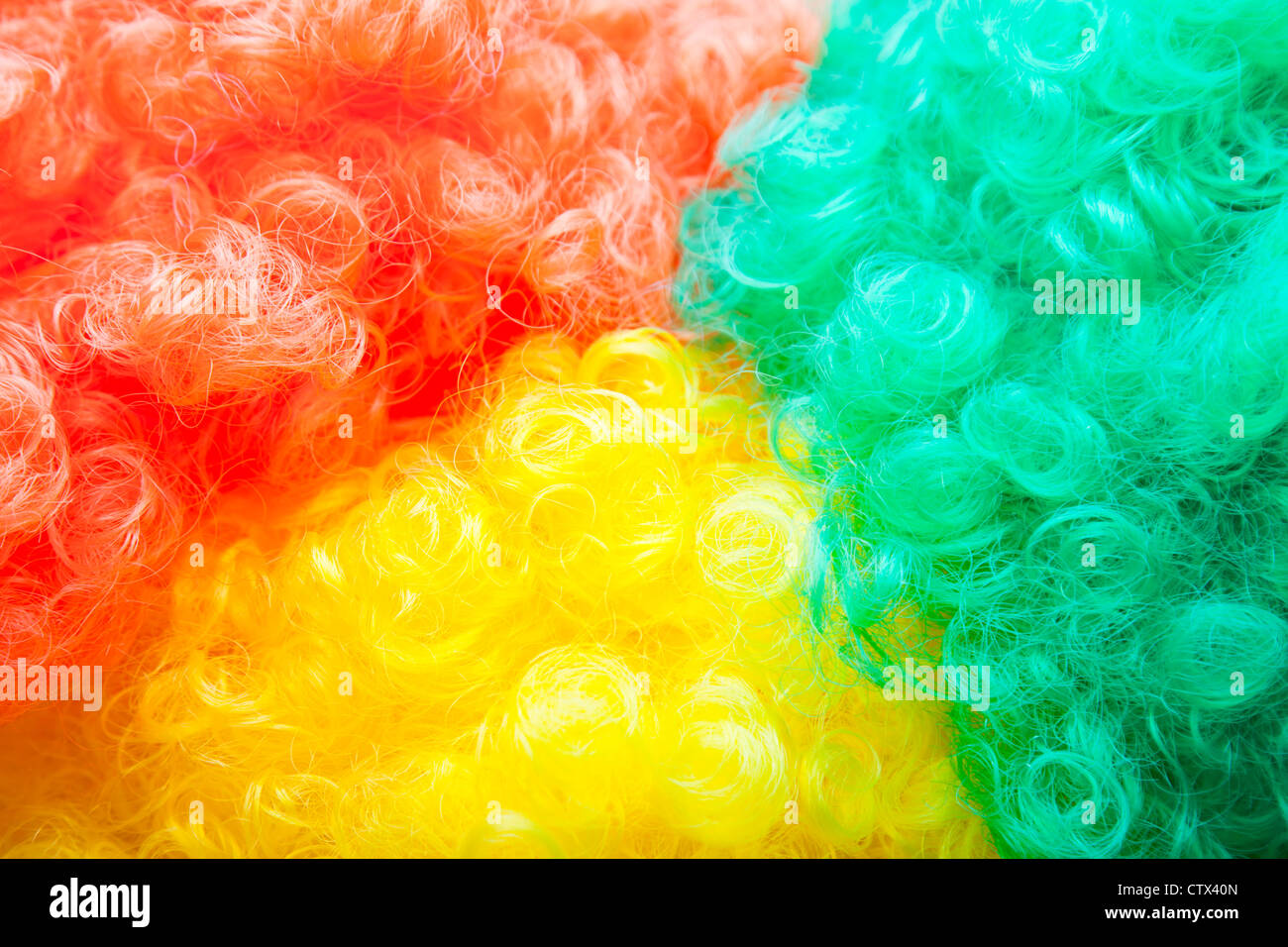 Colorful wig background Stock Photo - Alamy