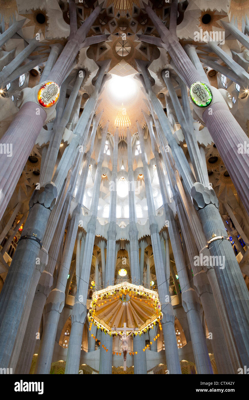 Gaudi's Sagrada Familia cathedral Barcelona Spain Stock Photo - Alamy