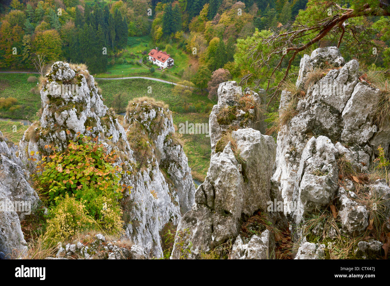Jura Mountains, Pradnik Valley, Poland, Europe Stock Photo - Alamy