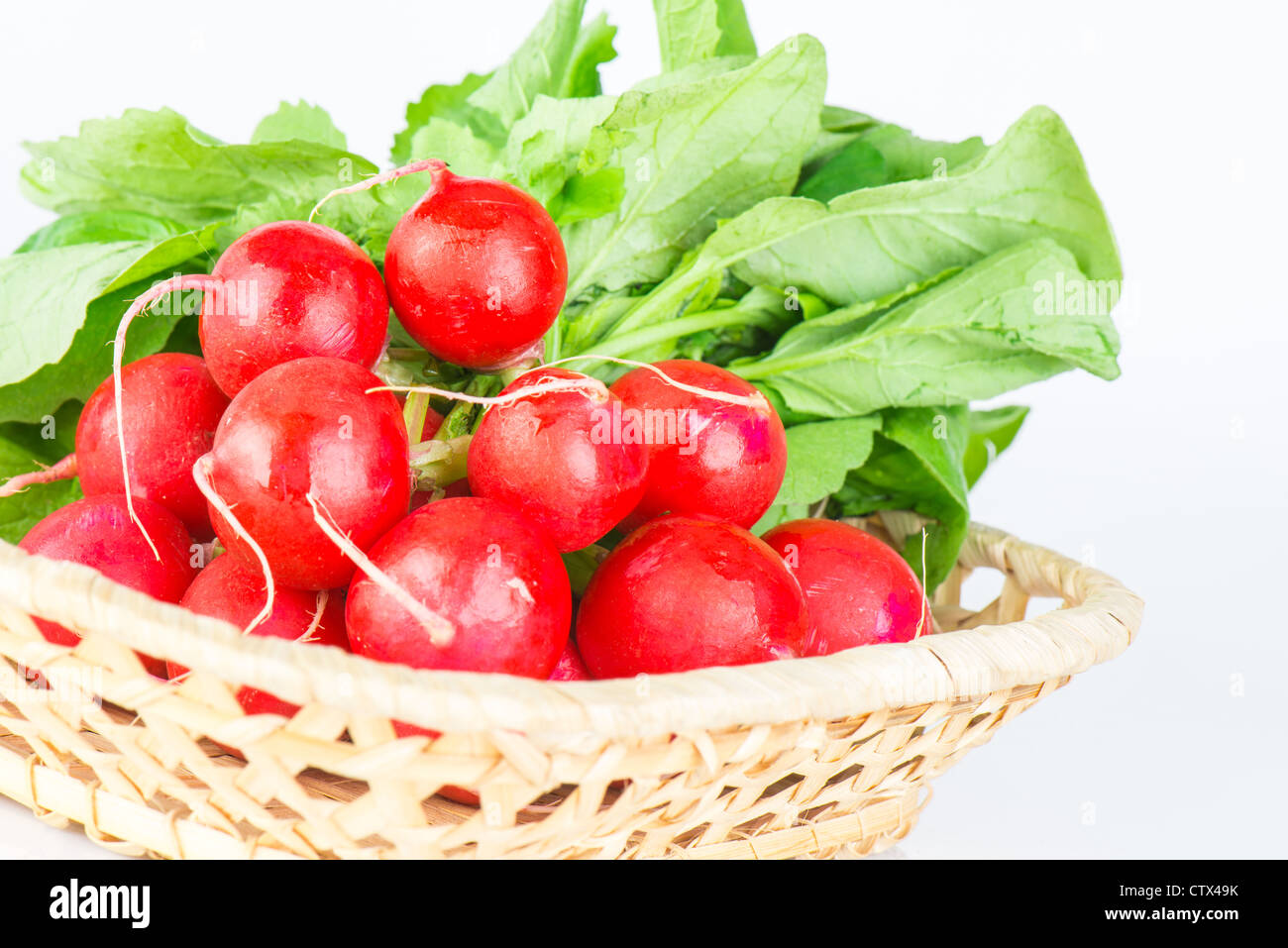 Radishes with green tops hi-res stock photography and images - Alamy