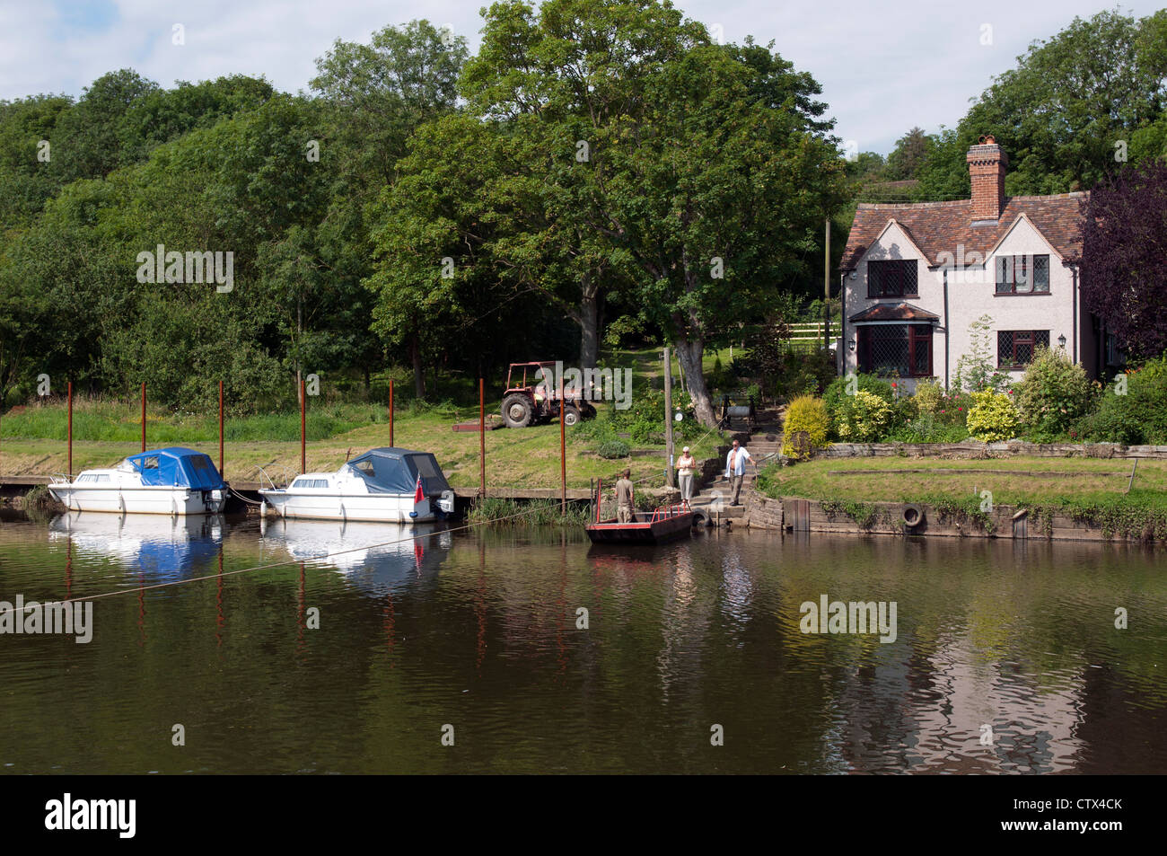 Hampton Ferry, Evesham, Worcestershire, UK Stock Photo - Alamy