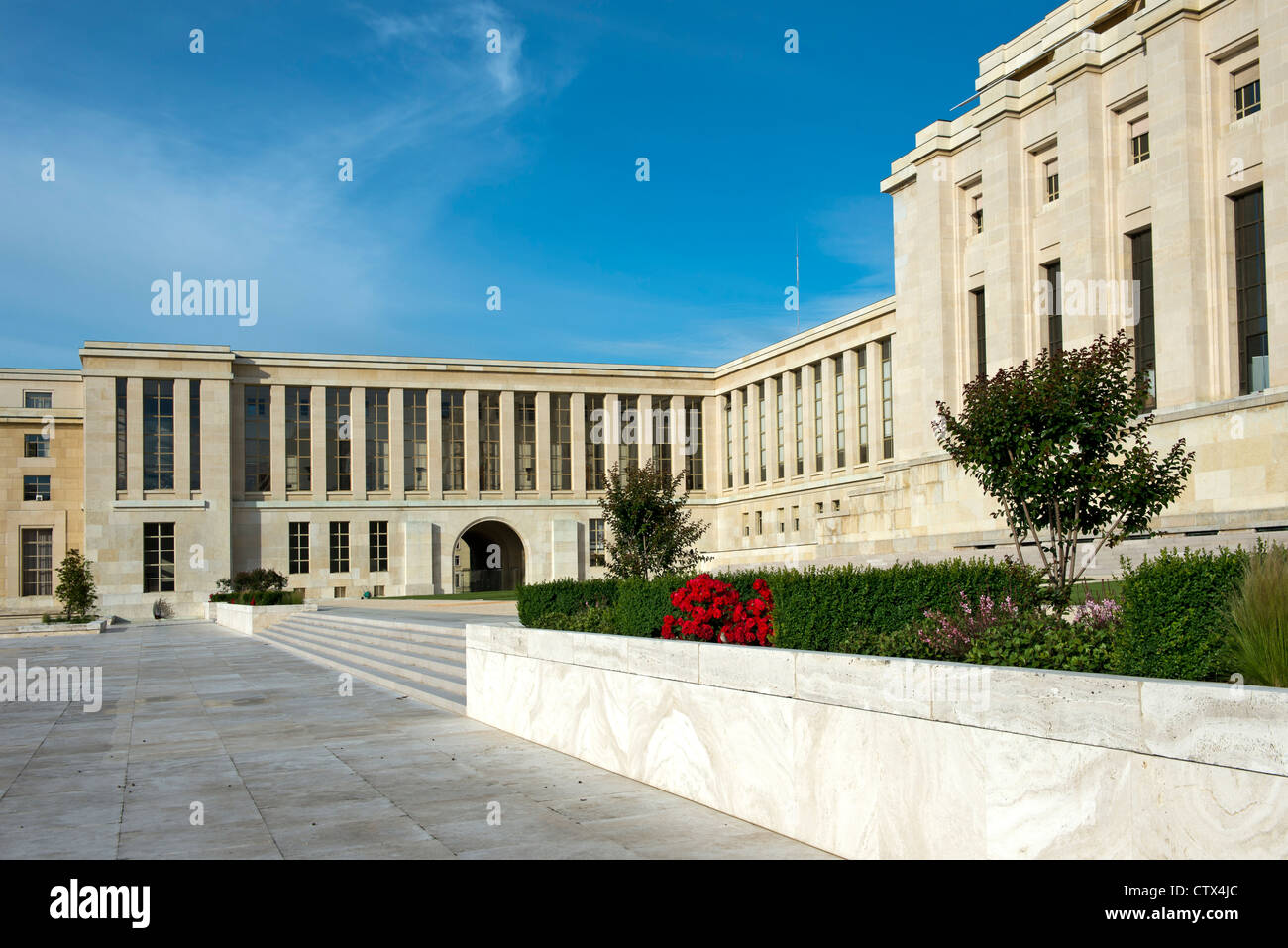 Palais des Nations, European United Nations headquarters, Geneva ...