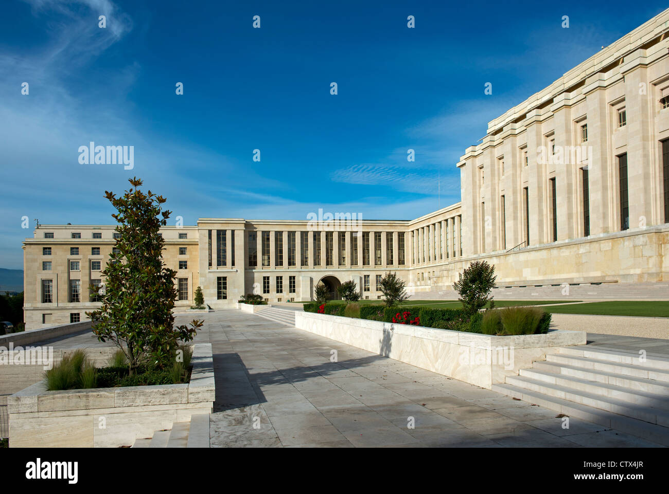 Palais des Nations, European United Nations headquarters, Geneva ...