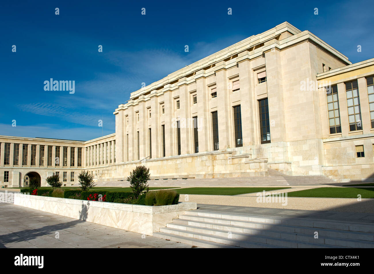 Palais des Nations, European United Nations headquarters, Geneva ...