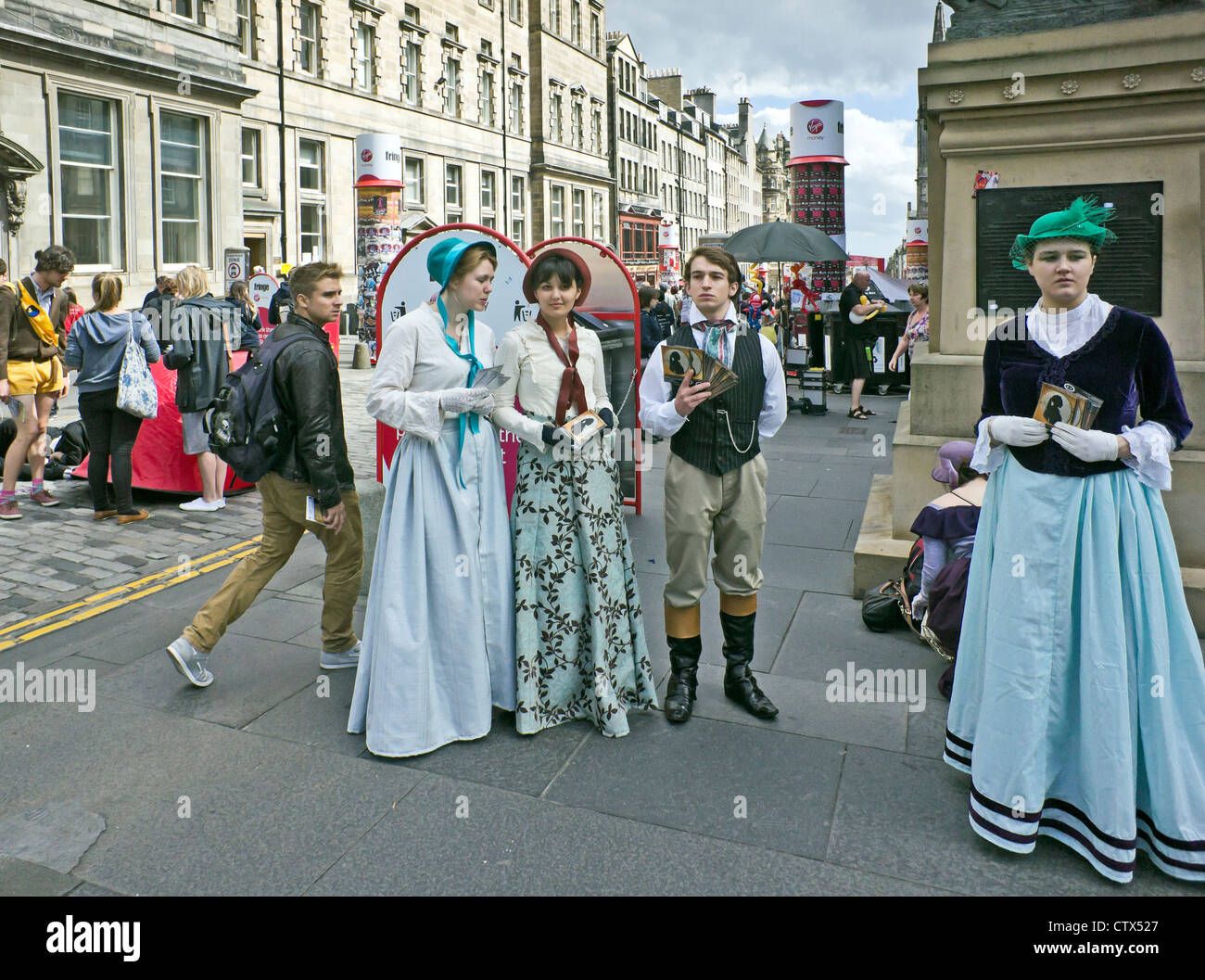 Performers at The Edinburgh Festival Fringe are promoting their ...
