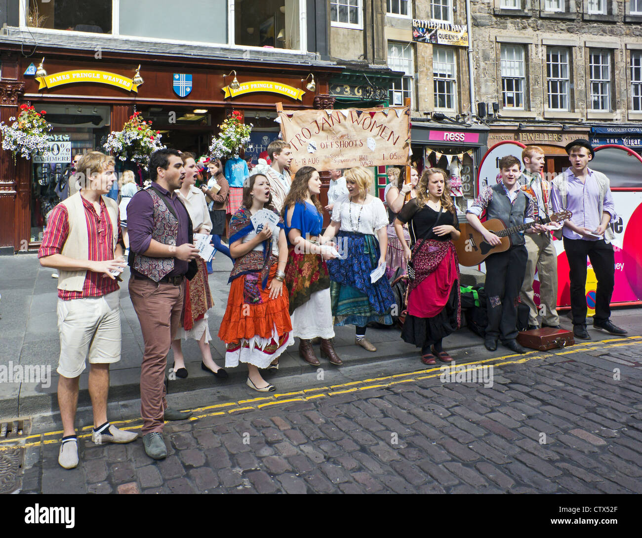 Performers at The Edinburgh Festival Fringe are promoting their ...