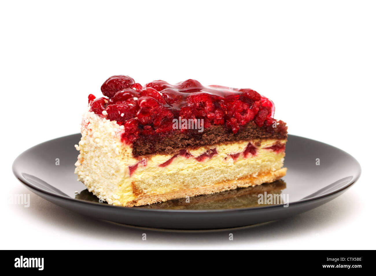 Black raspberry cake hi-res stock photography and images - Alamy