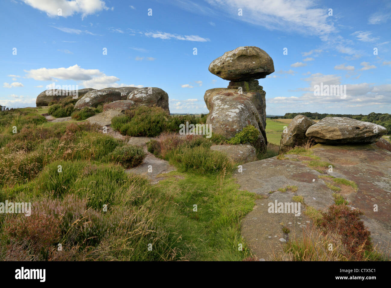 Brimham rocks hi-res stock photography and images - Alamy