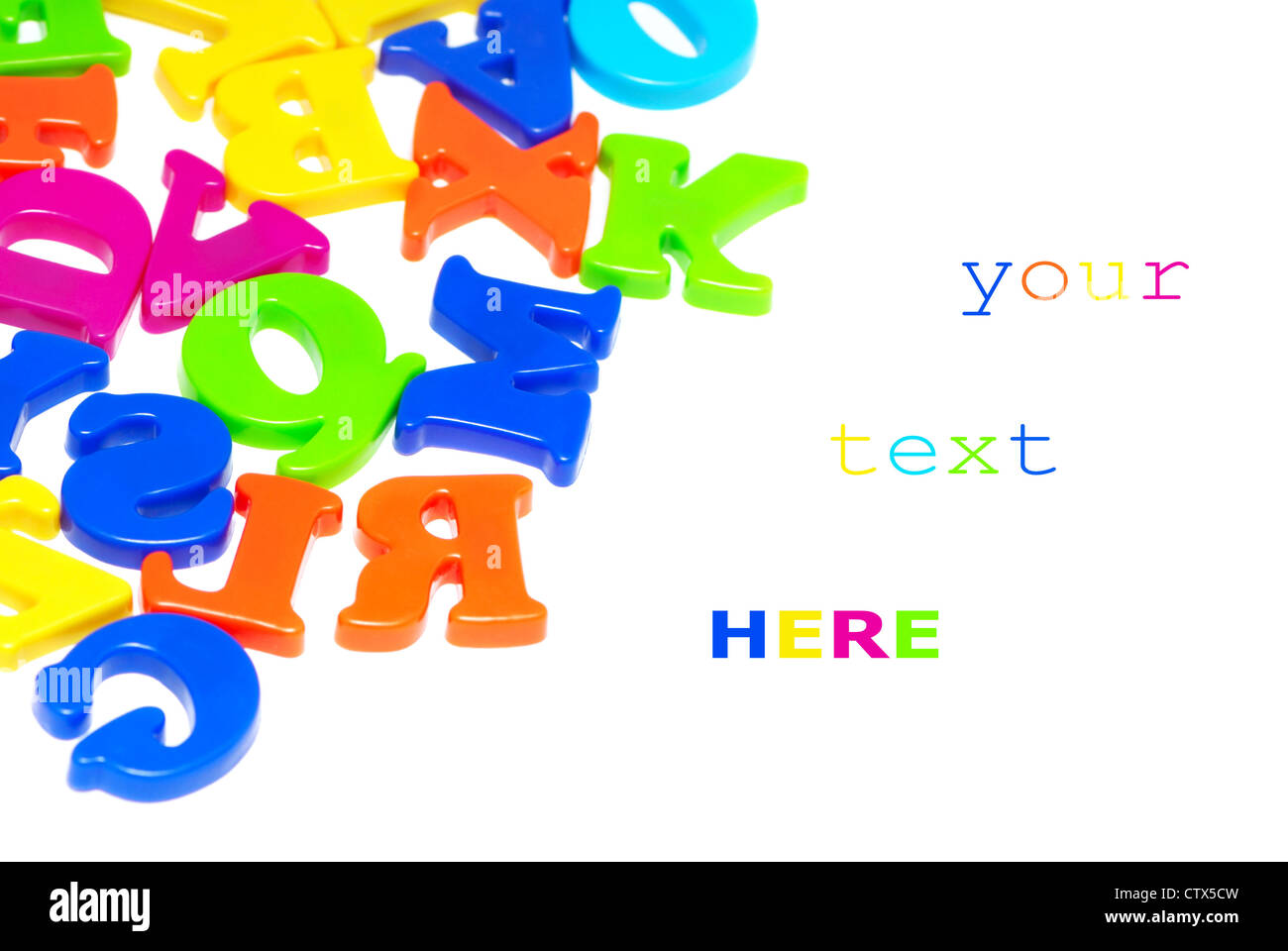 Alphabet letters jumble hi-res stock photography and images - Alamy