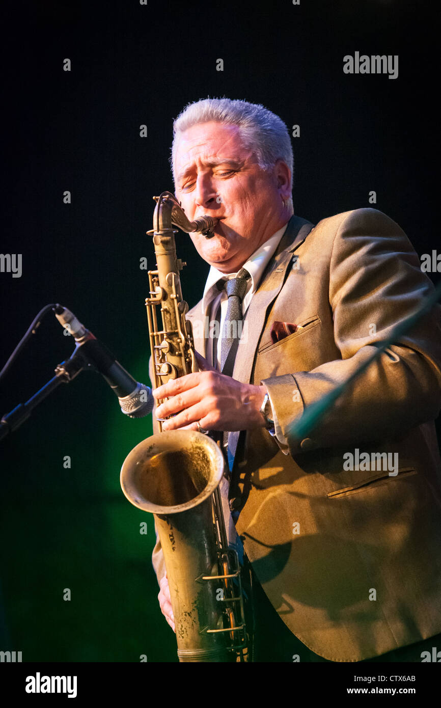 Ray Gelato at the Ealing Jazz Festival Stock Photo - Alamy