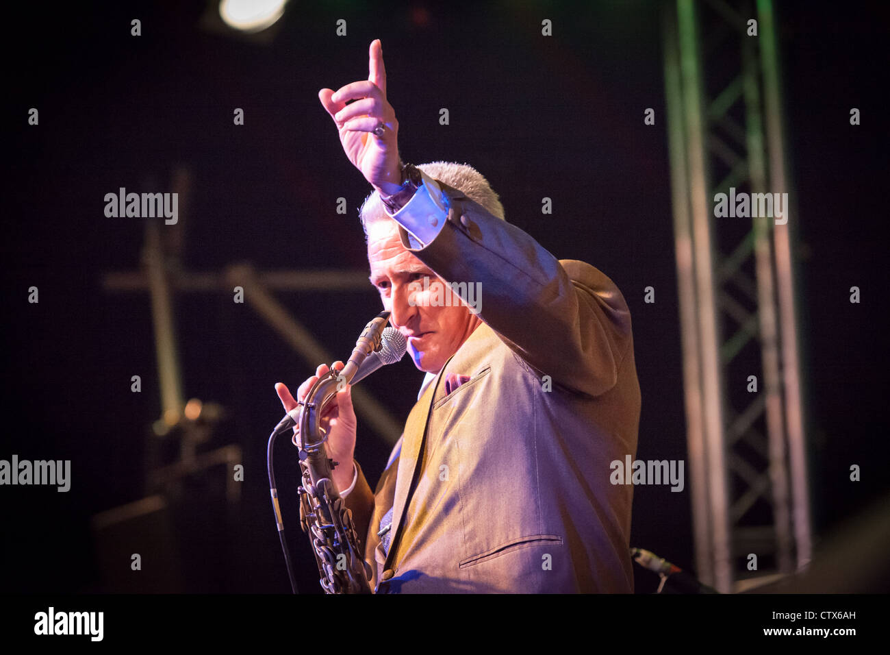 Ray Gelato at the Ealing Jazz Festival Stock Photo - Alamy