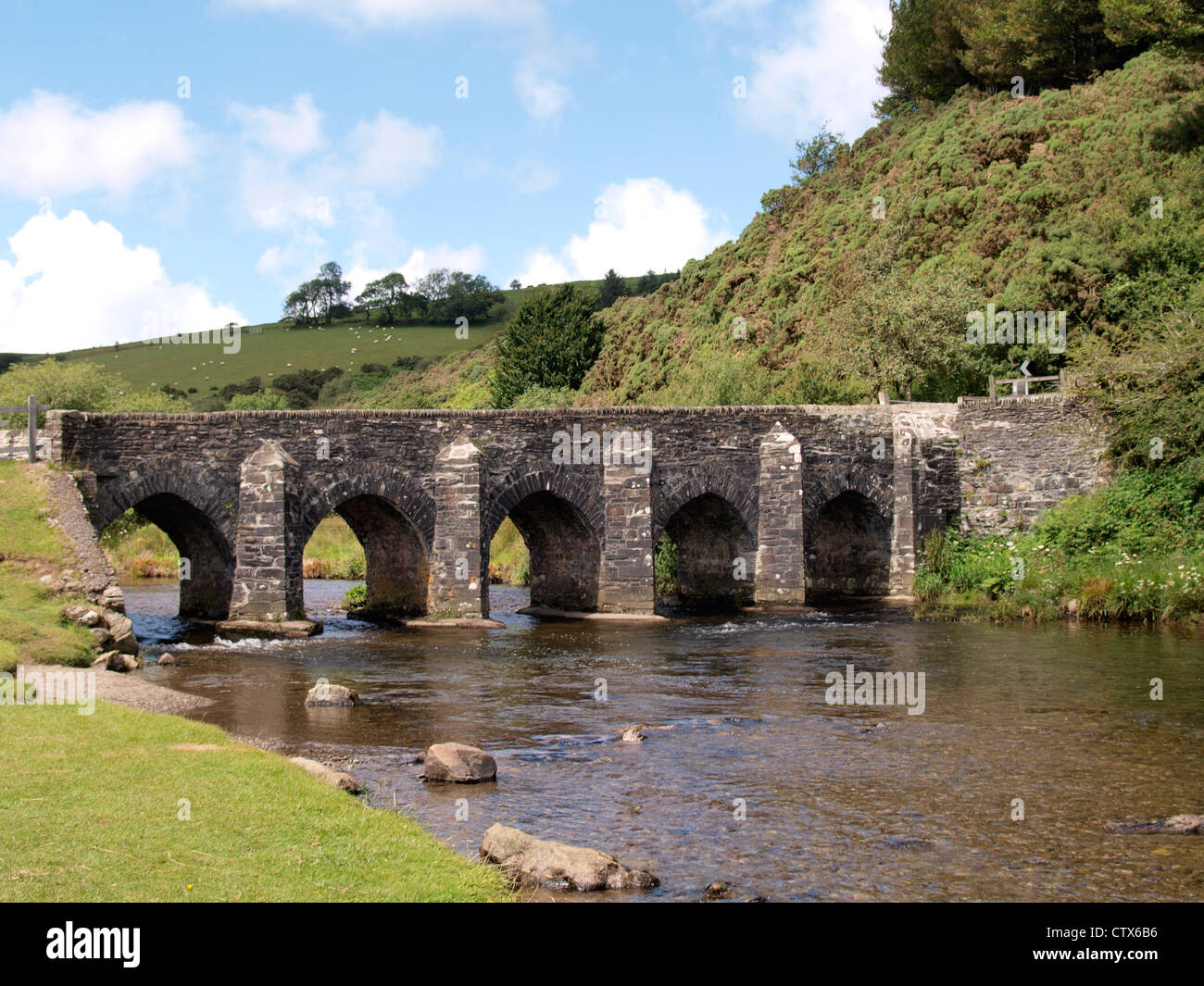 Landacre Bridge, Exmoor, Devon, UK Stock Photo - Alamy