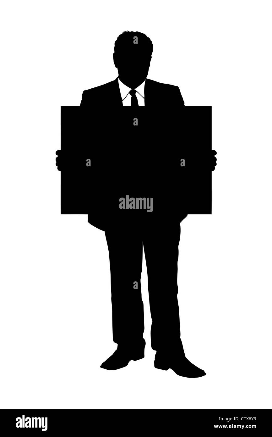 Man holding black card Black and White Stock Photos & Images - Alamy