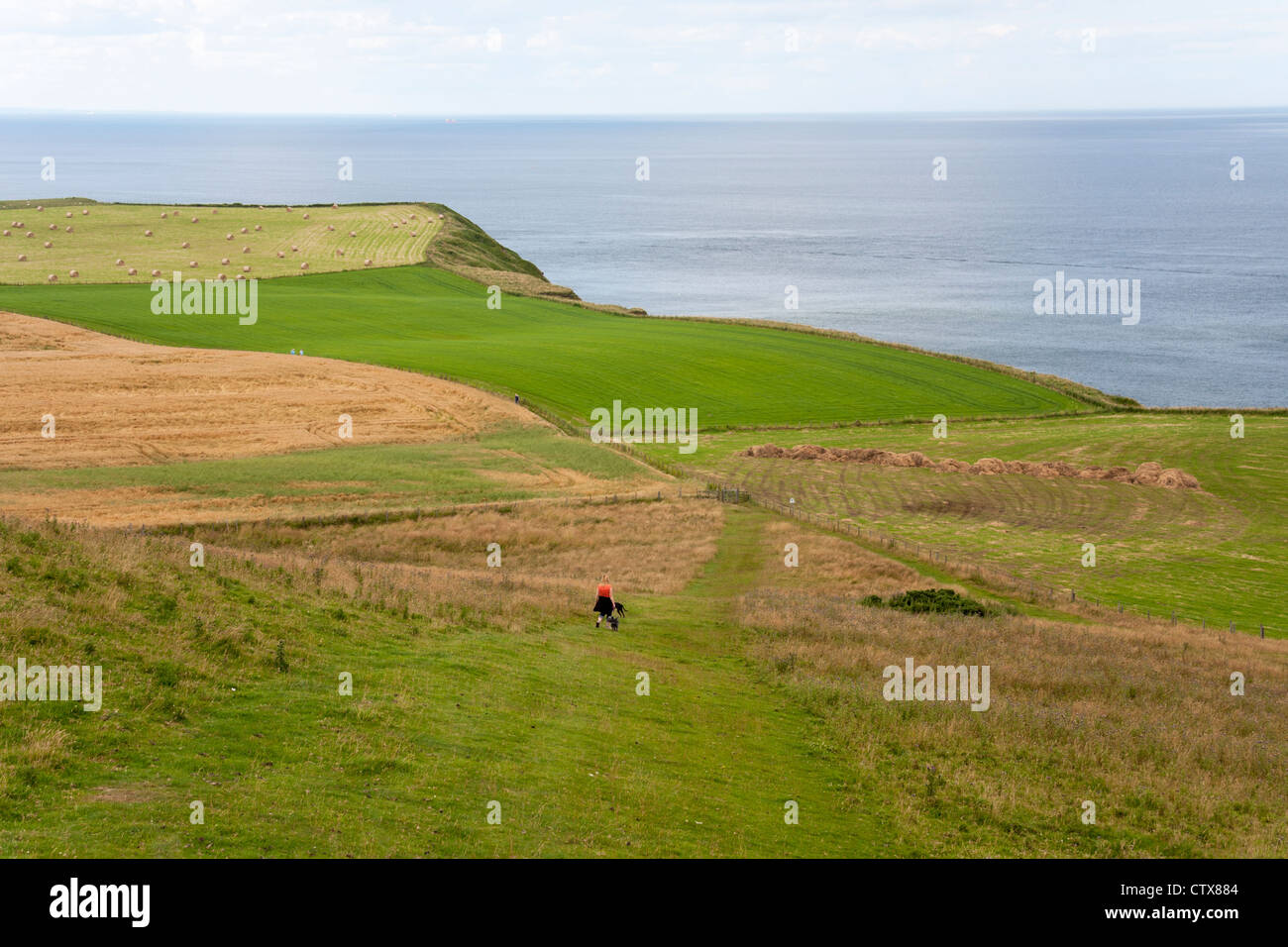 Cleveland way walking whitby hi-res stock photography and images - Alamy