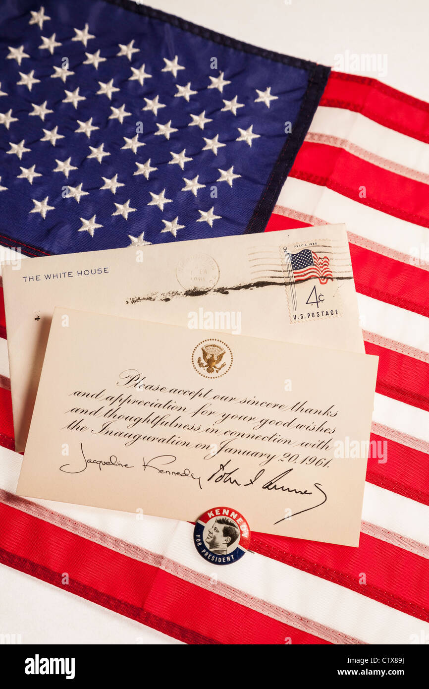 Kennedy inauguration souvenir hi-res stock photography and images - Alamy